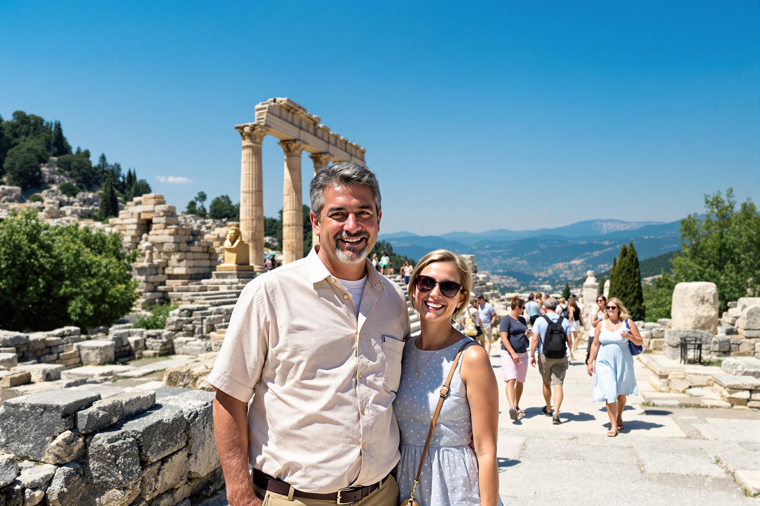 Travel Diary: Exploring the Ancient Wonders of Delphi with My Wife